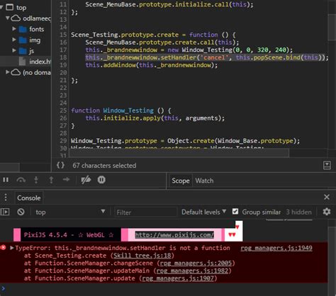 Mv Sethandler Is Not A Function Error Rpg Maker Forums