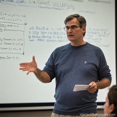 Computer Science Lecture At Duke University Stable Diffusion Online