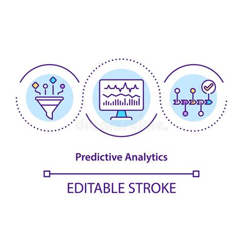 Predictive Analytics And Business Analysis Concept 3d Isometric Vector