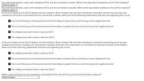 Solved Confused With DC Circuit Questions Explain If You Chegg Com