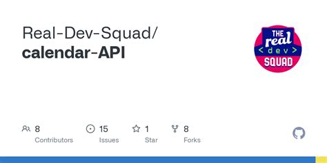 Github Real Dev Squadcalendar Api