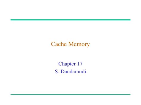 Ppt Understanding Cache Memory In Computer Systems Basics And Design Powerpoint Presentation