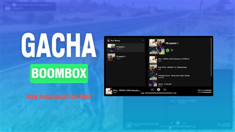 Free Boombox Music Speaker Radio Yt Player Fivem Fivem