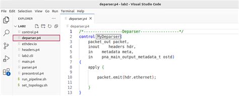 Writing The P4 Code — Cyberinfra Labs Documentation