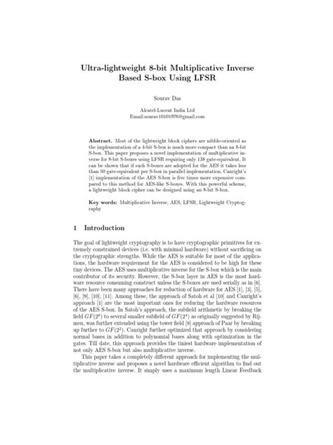 Lfsr Pdf Logic Gate Electronics