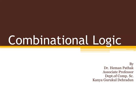 Combinational Logic 2 Pdf