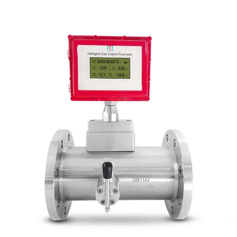 High Quality 100mm Gas Oil Turbine Flow Meter Price Evc Natural Gas