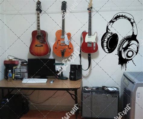 پوستر دیواری هدفون گوش اتاق خواب و کلاس های موسیقی