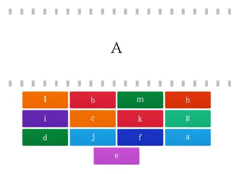 【外国語】①アルファベットの大文字と小文字を合わせよう！ Find The Match