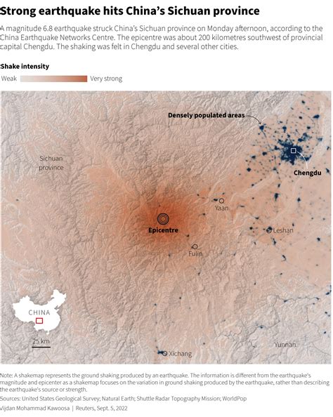 Earthquake In Chinas Sichuan Kills More Than 40 Shakes Provincial Capital Reuters