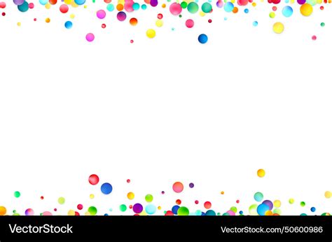 Multicolored Bubble Border Royalty Free Vector Image