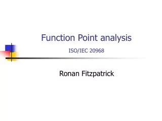 PPT Function Point Analysis PowerPoint Presentation Free Download ID 3200729