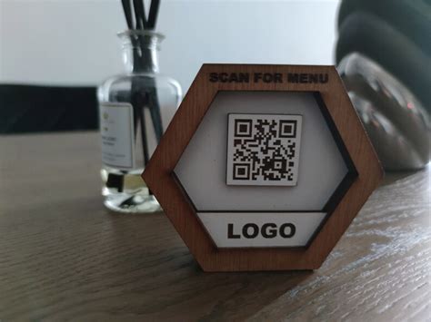 10 Qr Code Table Stand Custom Made Qr Digital Menu Sign For Etsy