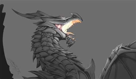 Alduin Skyrim Drawing