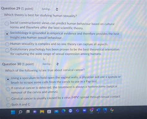 Solved Which Theory Is Best For Studying Human Sexuality Chegg Com