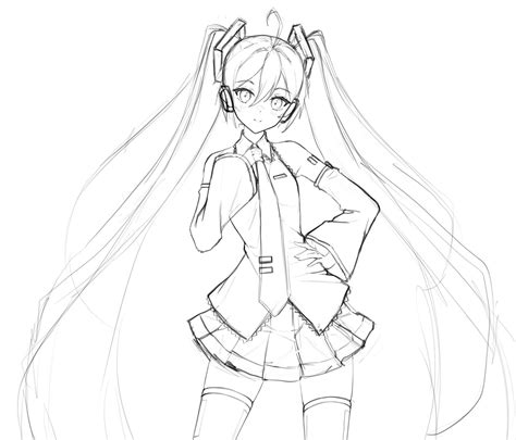 Miku Sketch R Hatsune