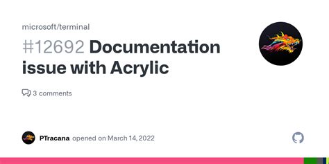 Documentation Issue With Acrylic Issue Microsoft Terminal GitHub