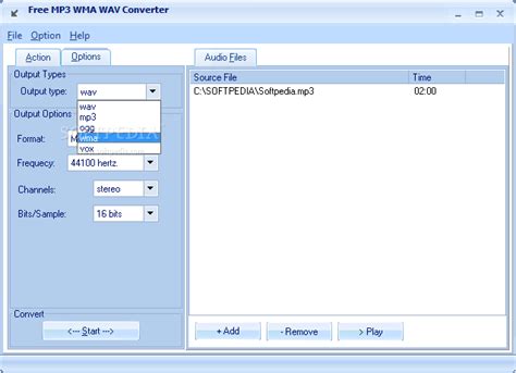 Free MP WMA WAV Converter Download Softpedia