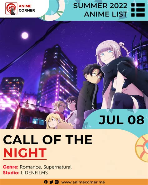Summer 2022 Anime Premieres Release Schedule Anime Corner