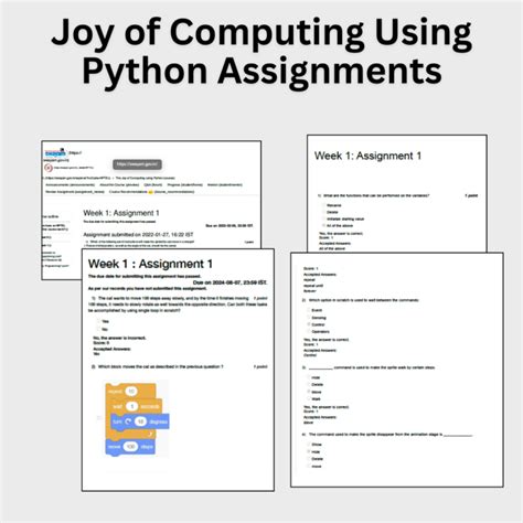 Joy Of Computing Using Python Nptel Assignment Questions