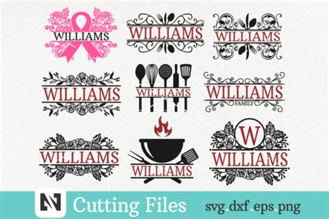 Kitchen Split Monogram Bundle Graphic By Pinoyartkreatib · Creative Fabrica