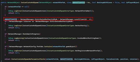 Instantiateandspawn Ignores Ownerclientid Unity Engine Unity Discussions