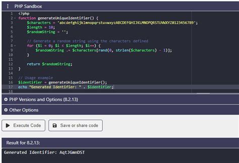 How To Generate A Random Unique Identifier In Php Athenalinks