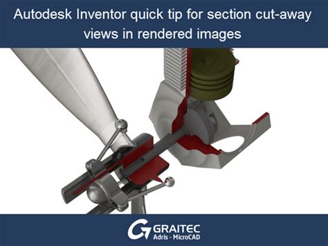 Autodesk Inventor Tip Section Cut Away Views In Rendered Images Png