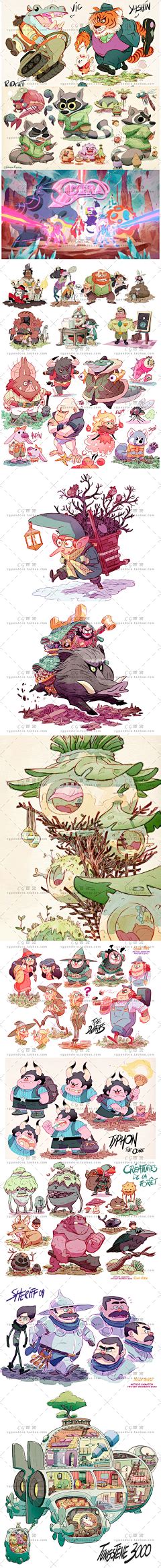 欧美动画cg 花瓣网 陪你做生活的设计师 动画 漫画 Cg设定 游戏原画素材 淘宝网