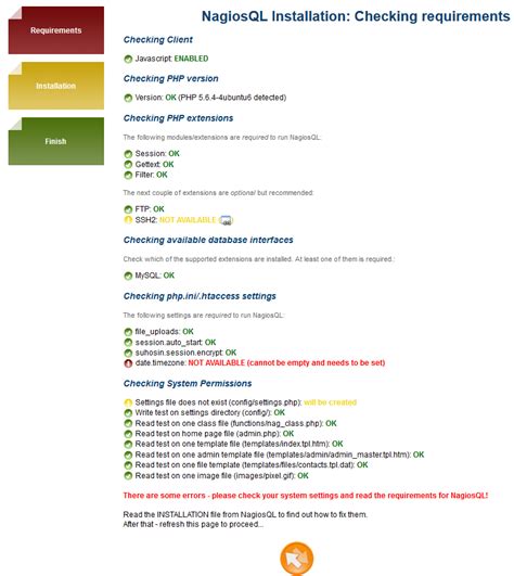 nagios core configuration using nagiosql web interface ubuntu geek