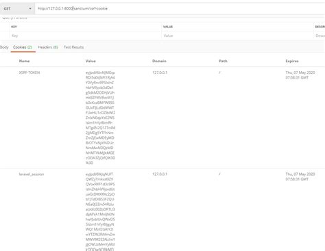 Issues With Getting Csrf Cookie From Domaintest · Issue 137 · Laravel