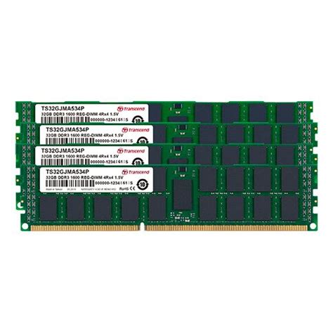 32gb Transcend Kit 8gbx4 Ddr3 1866 Ecc Dimm 2rx8 Für Macpro Late 2013 Zubehör Für Server