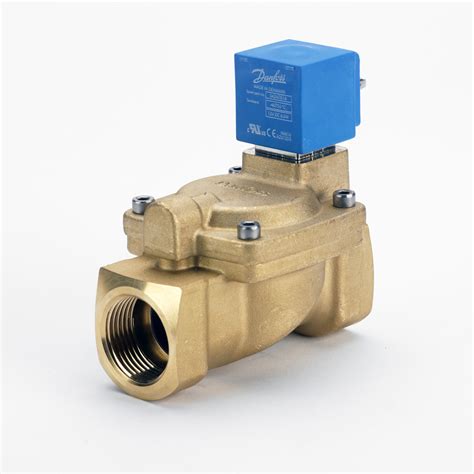 Danfoss Клапан электромагнитный Ev220w Ду 18 мм латунь Nbr G 3 4 НО с катушкой As 230Сs