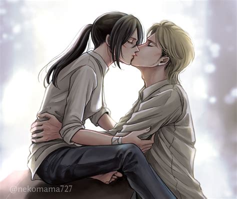 Mikasa And Jean Kiss