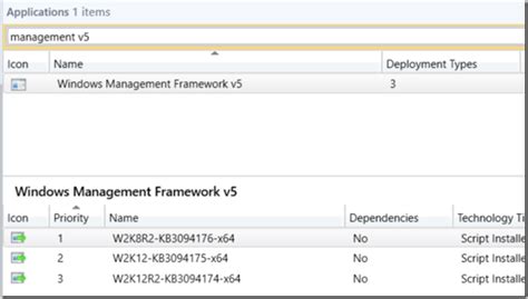 Windows Management Framework V5 Application Deployment W Configmgr Garytown Configmgr Blog