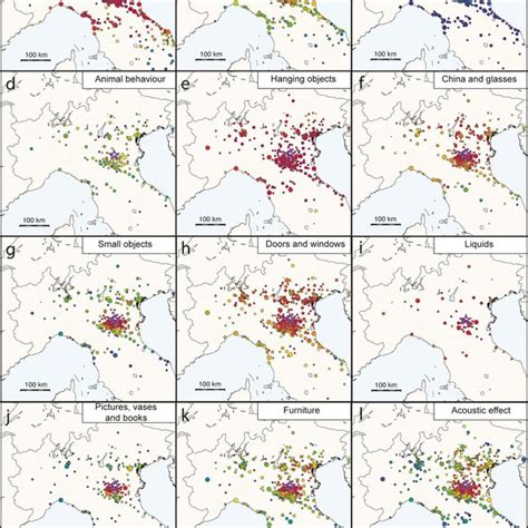 Spatial Distribution Of Observation Percentages For Each Considered Download Scientific Diagram
