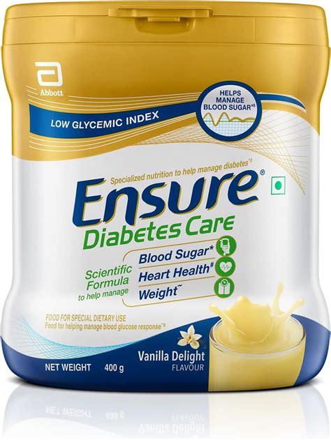 Abbott Ensure Diabetes Care Vanilla Delight Flavor 375 Gm