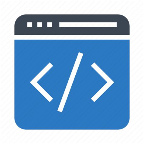 Coding Internet Programming Scripting Webpage Icon