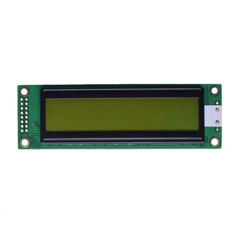 20x2 Character Lcd Module Fstn Transflective Yellowgrayblue With Mcu Displaymodule