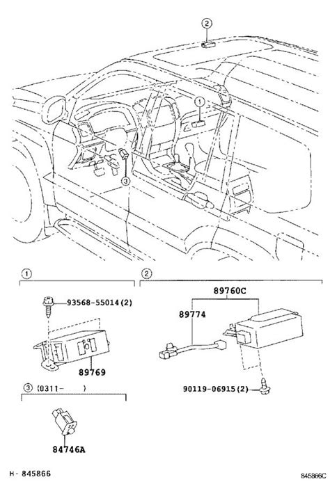 2008 Lexus Rx 400h Tire Pressure Monitoring System Tpms Receiver