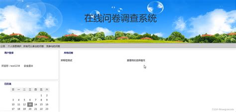 java web编写的在线问卷系统 完整源码 下载直接运行 java web课程设计在线问卷系统 CSDN博客