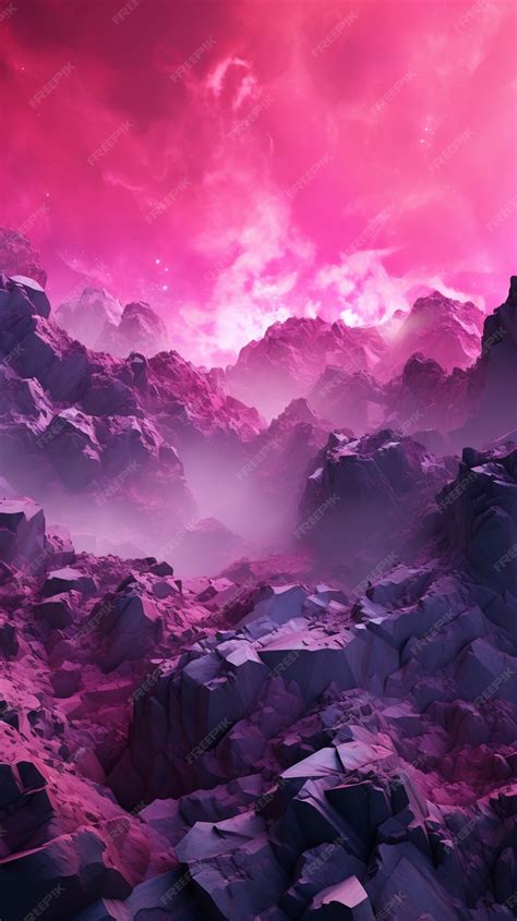 Free Photo Landscape Scenery With Magenta Nature