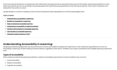 Strategies For Enhancing Elearning Accessibility Ppt