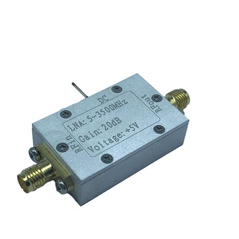 RF Wideband Low Noise Amplifier 5 3500MHz Gain 20dB High Frequency