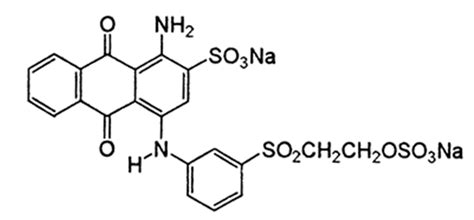 Chemical Structure Of Reactive Blue Rb19 77 Download Scientific Diagram