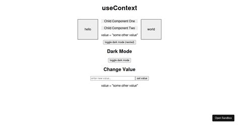 Usecontext Codesandbox