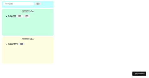 Todo App Codesandbox