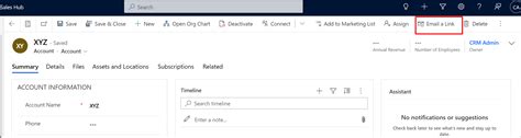Email Link To View And Records From Dynamics 365 Crm Quick Tip