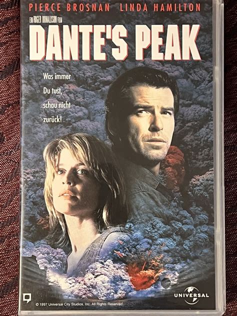 Dante`s Peak Video Vhs Pierce Brosnan Linda Hamilton Gebraucht In